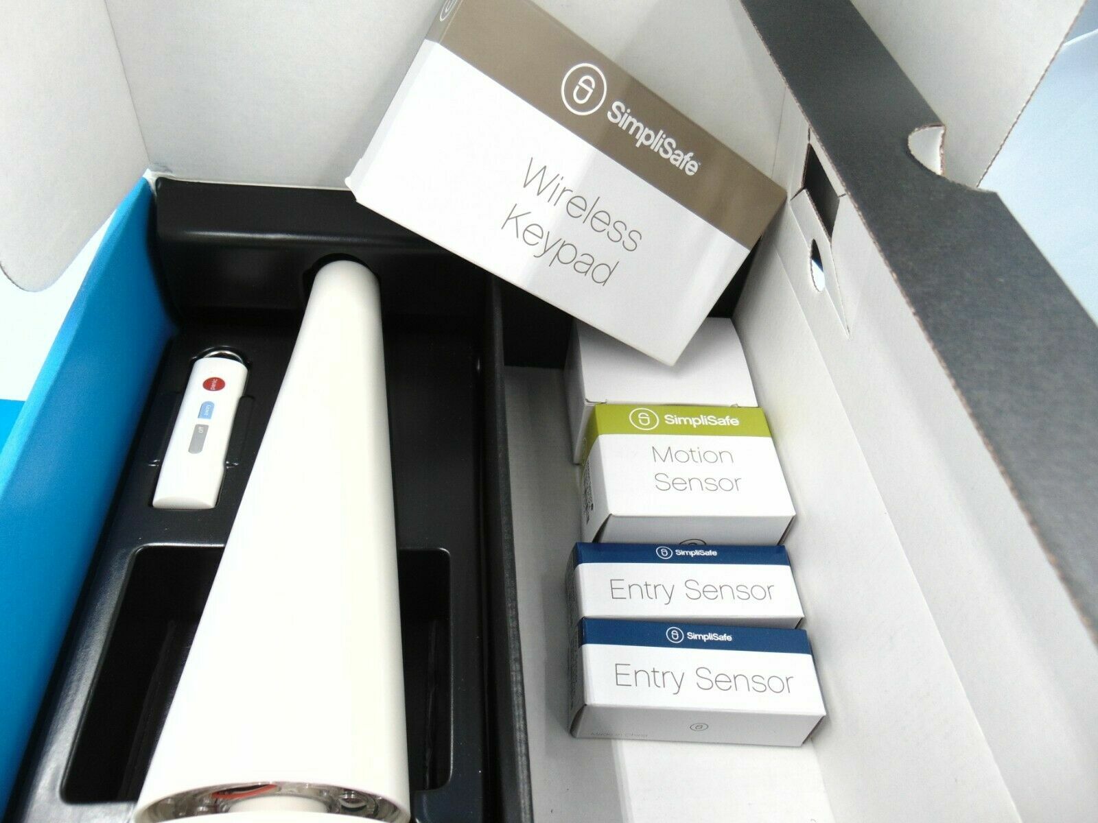 SimpliSafe Secure Home Security System 6 PC Kit 24/7 Professional ...