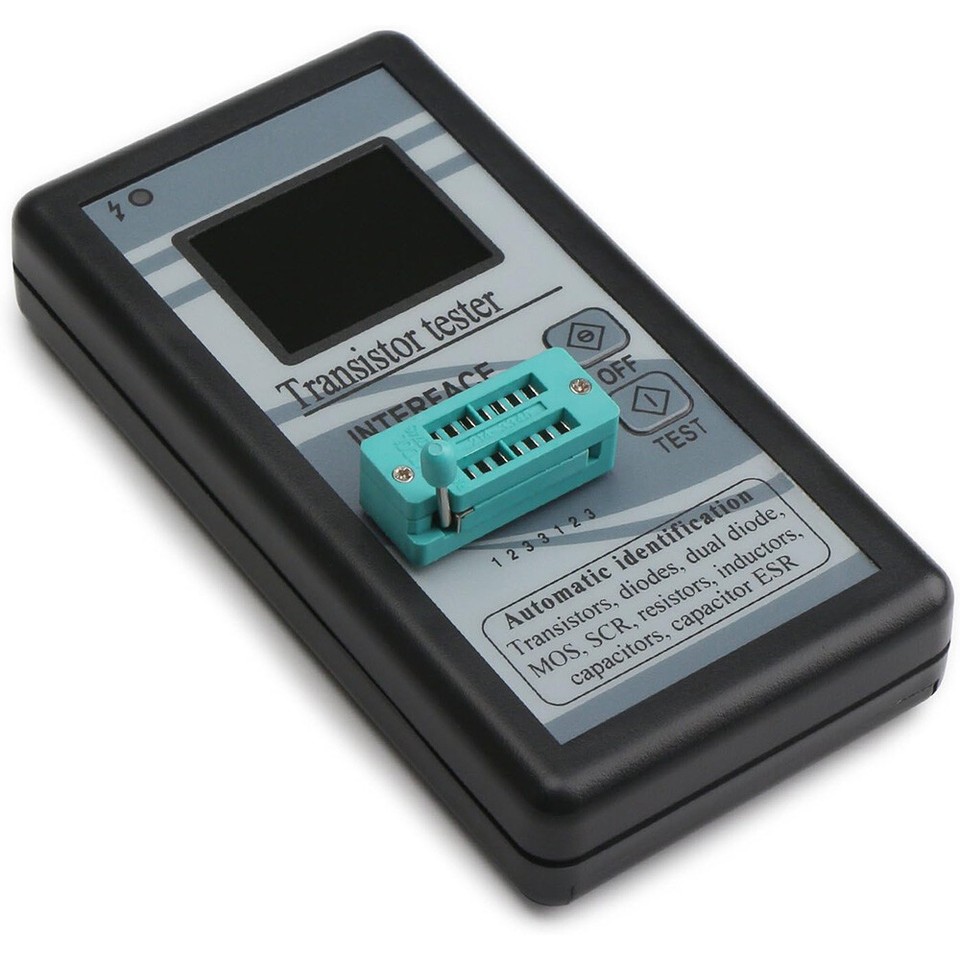 Digital Transistor Tester Resistor Inductor Capacitance Meter Automatic ...