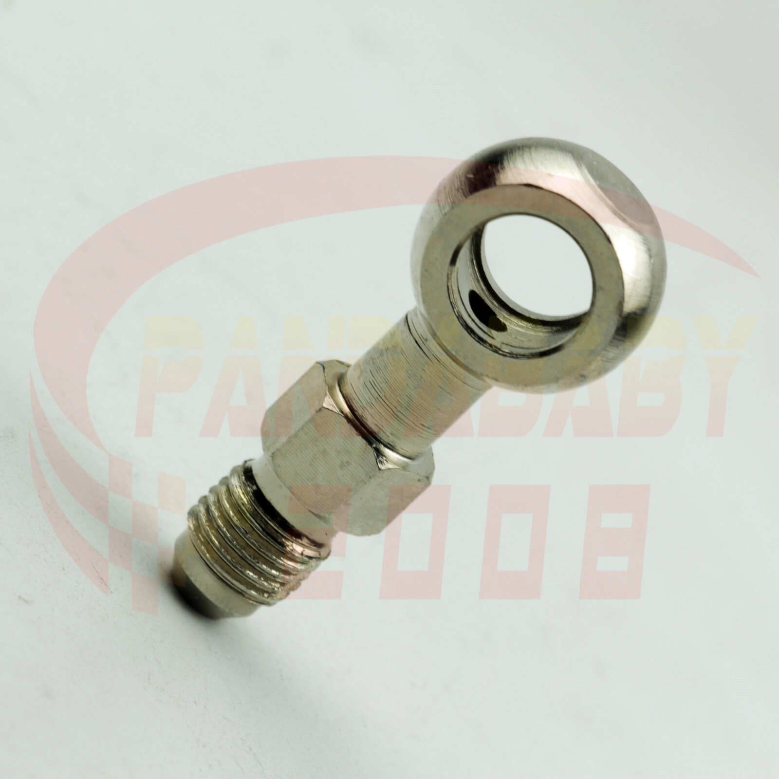 straight AN4 -4 4AN to M10 10mm 3/8 3/8in Chrome 50mm Banjo Eye Fitting ...