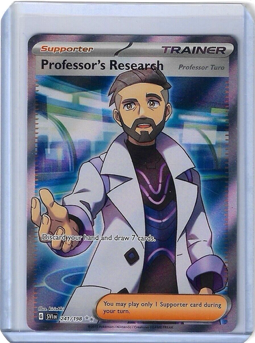 Professor's Research - 241/198 Pokemon Scarlet & Violet Full Art Ultra ...