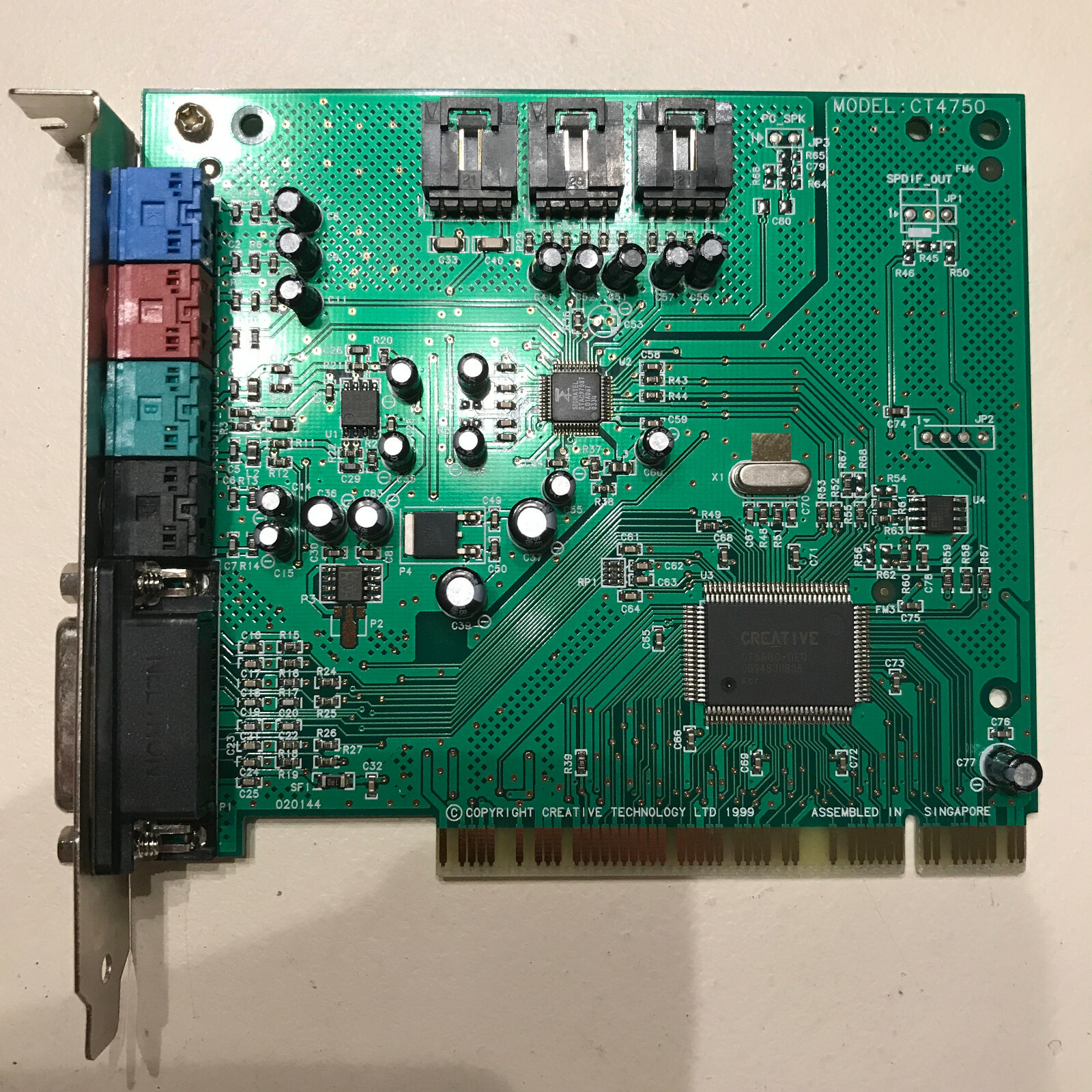 Creative Labs CT4750 Sound Card 128 PCI Interface Four Channels 16-Bit ...