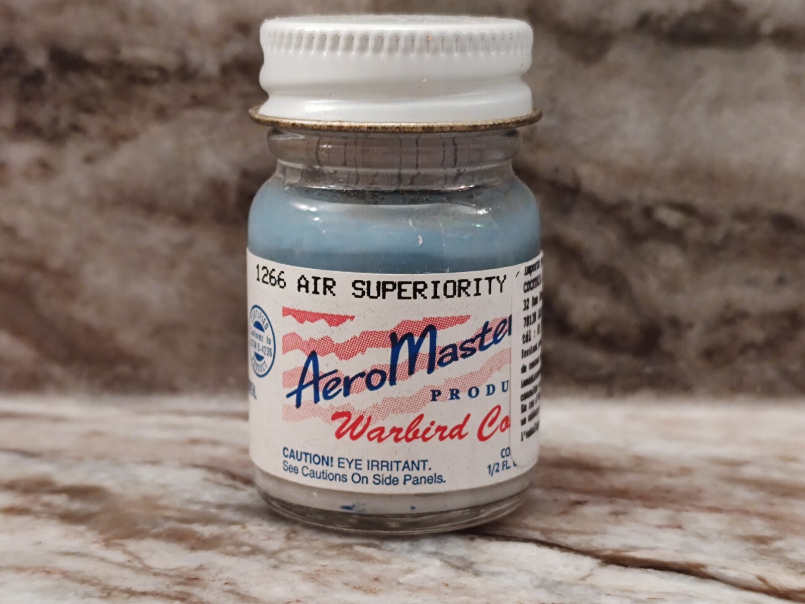 AEROMASTER - WARBIRD COLORS - .5 oz ACRYLIC MODEL PAINT - AIR SUPERIORITY GRAY | eBay