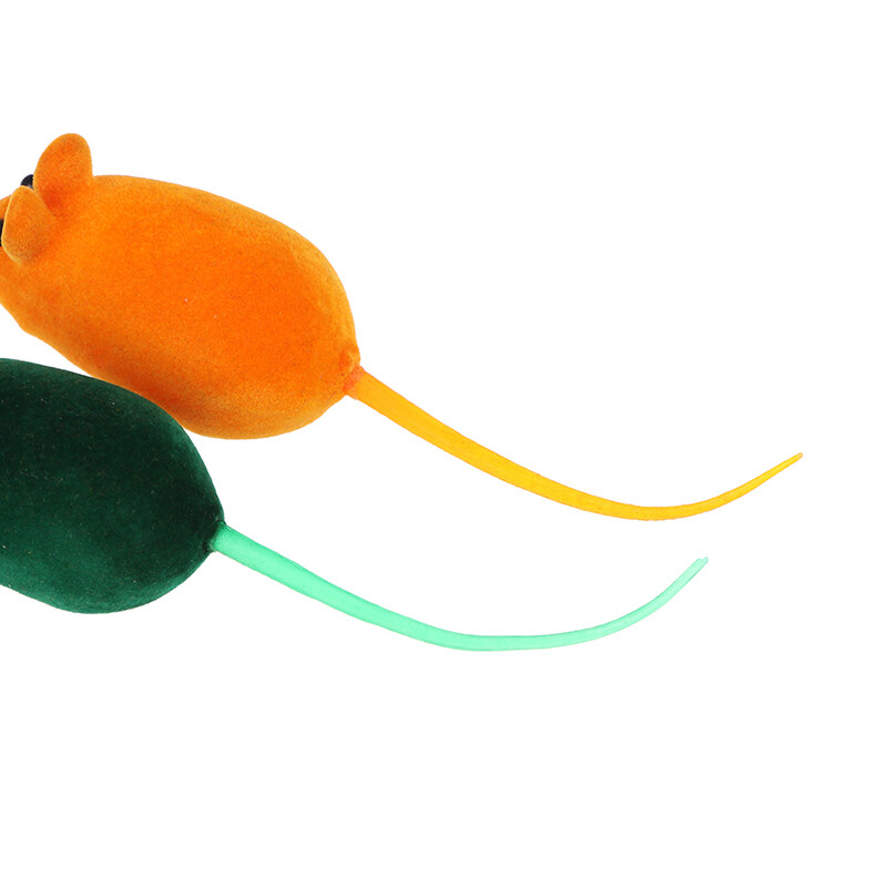 1pcs Rat Year Squeaky Sound False Mouse For Teases Cat Puppy Trainer ...