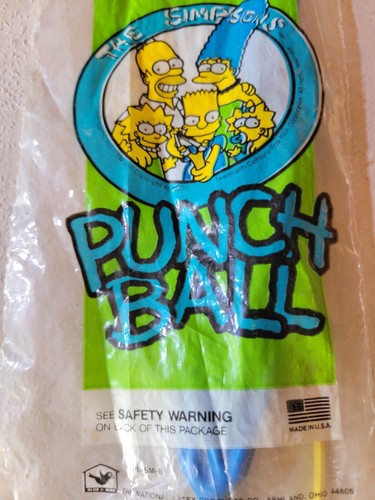 Fox Television The Simpsons Punch Ball Made In USA 215060013697| eBay