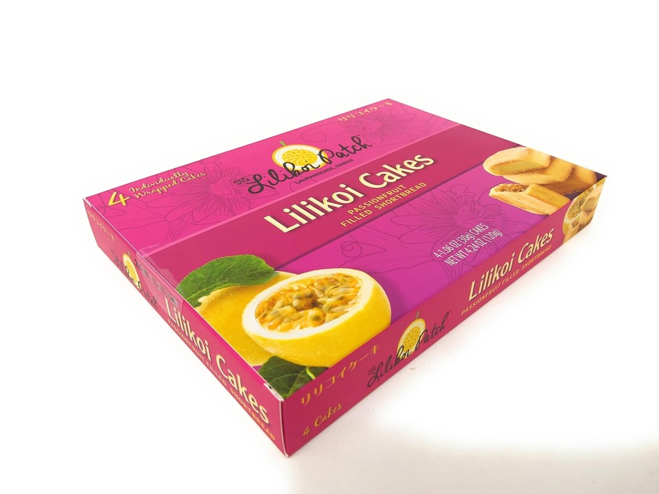 The Lilikoi Patch Lilikoi Cakes Passionfruit Filled Shortbread 4 Cakes ...