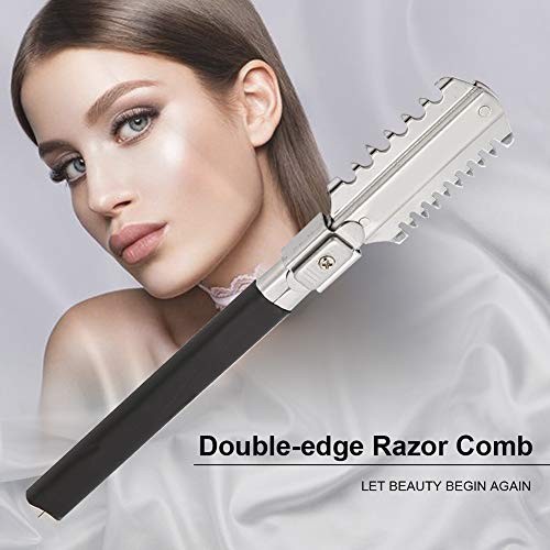 Cimenn Razor Comb Double-edge Blades Manual Hair Cutting Thinning... | eBay