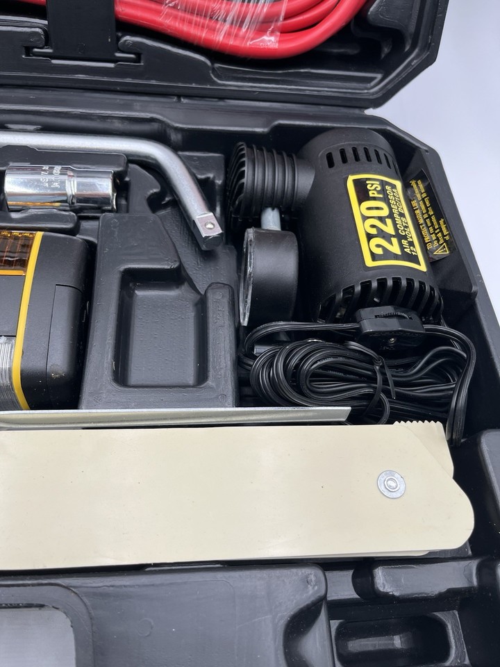 Michelin Premium Emergency Roadside Kit HD Cables Tools Air Compressor ...