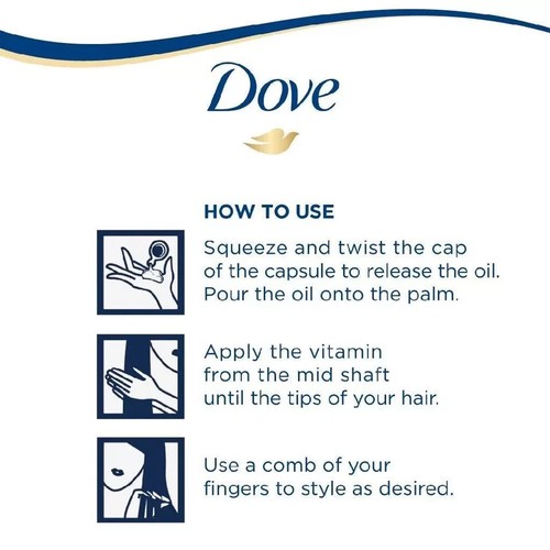 Dove Vitamin Intense Repair Daily Hair Vitamins Nutritive Solutions 24 ...