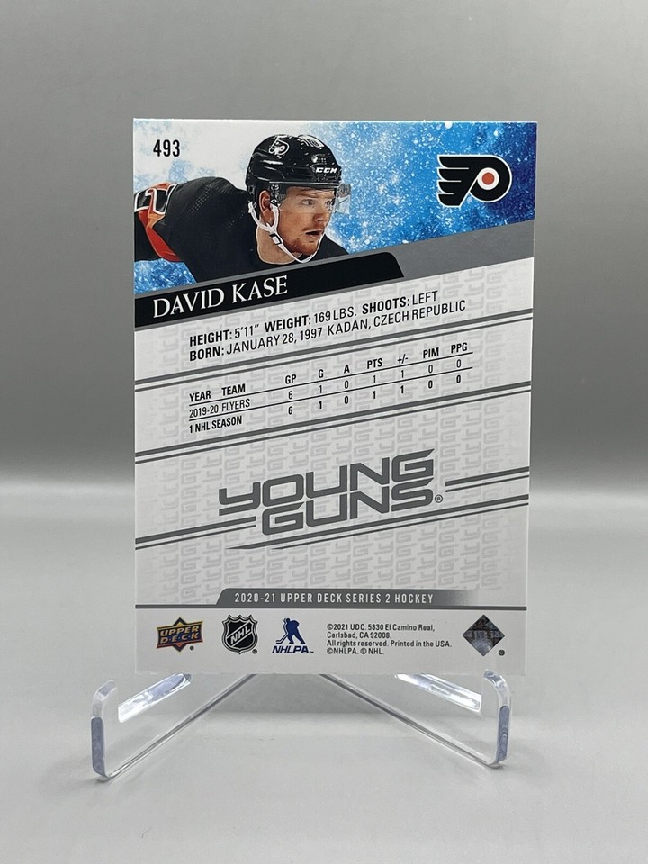 2020-21 Upper Deck #493 DAVID KASE RC Young Guns Philadelphia Flyers | eBay