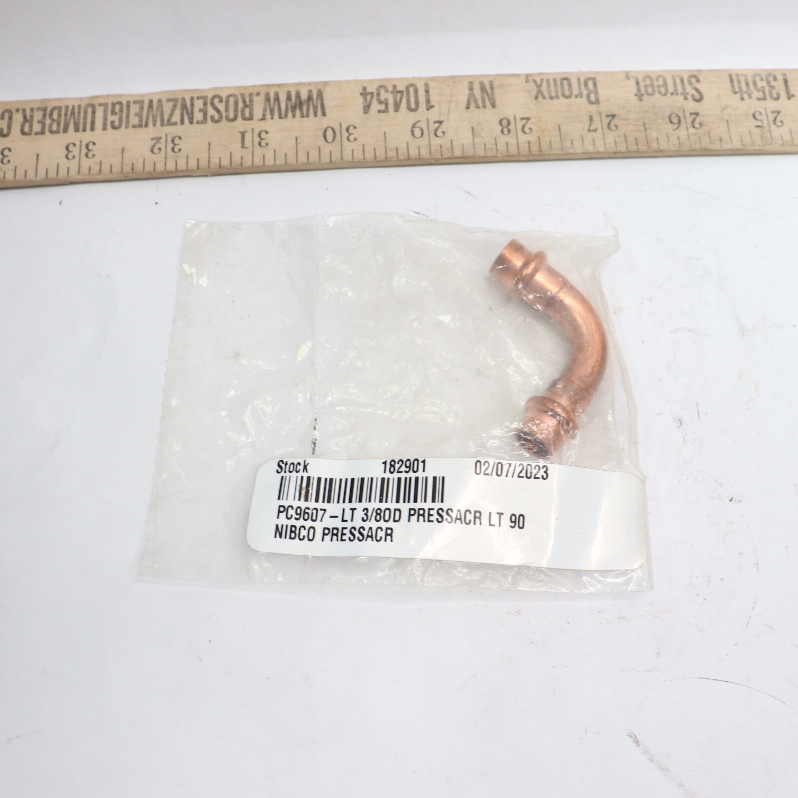 Nibco 90 Degree Elbow Press x Press Wrot Copper 3/8" PC9607 | eBay