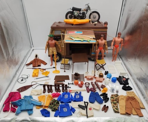 1971 Mattel Big Jim Action Figures And Accessories Lot Camper ...