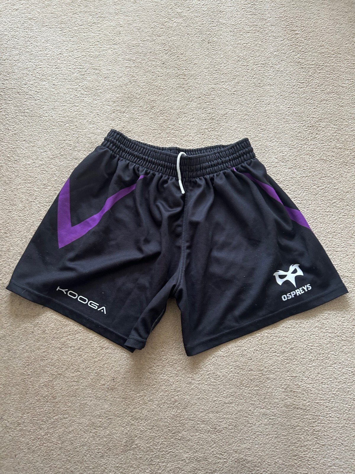 Kooga Lee Byrne Ospreys Match Worn Rugby Shorts-38 inch Waist | eBay UK