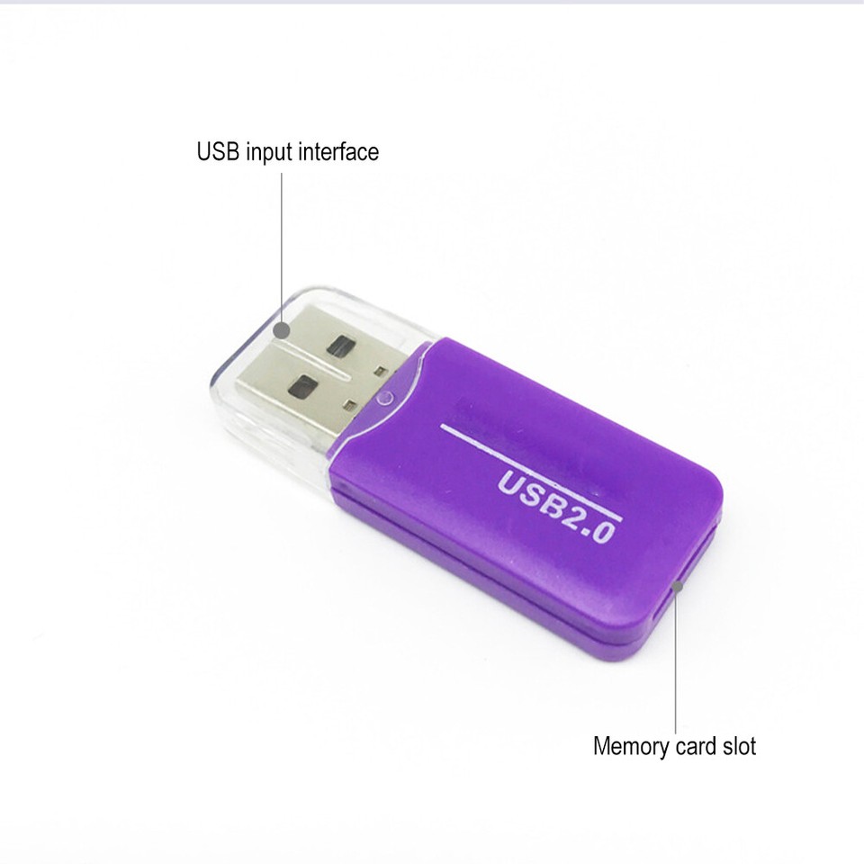 5X SD TF Card Reader USB 2.0 High Speed Memory MMC Micro SD Mobile T ...