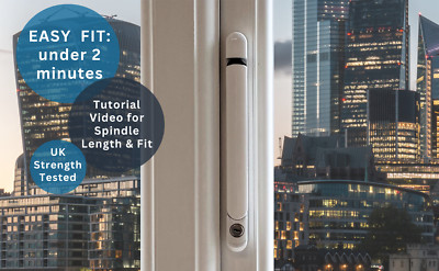 Verselo Low Profile Window Handle for Blinds - Slimline Window Handle ...