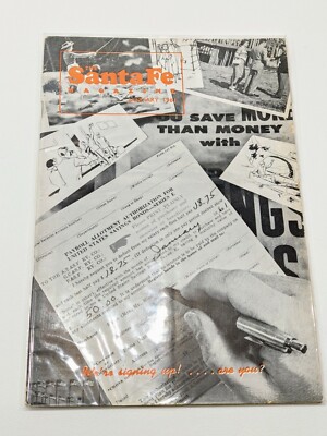 The Santa Fe Magazine January 1961 we're signing up are you | eBay
