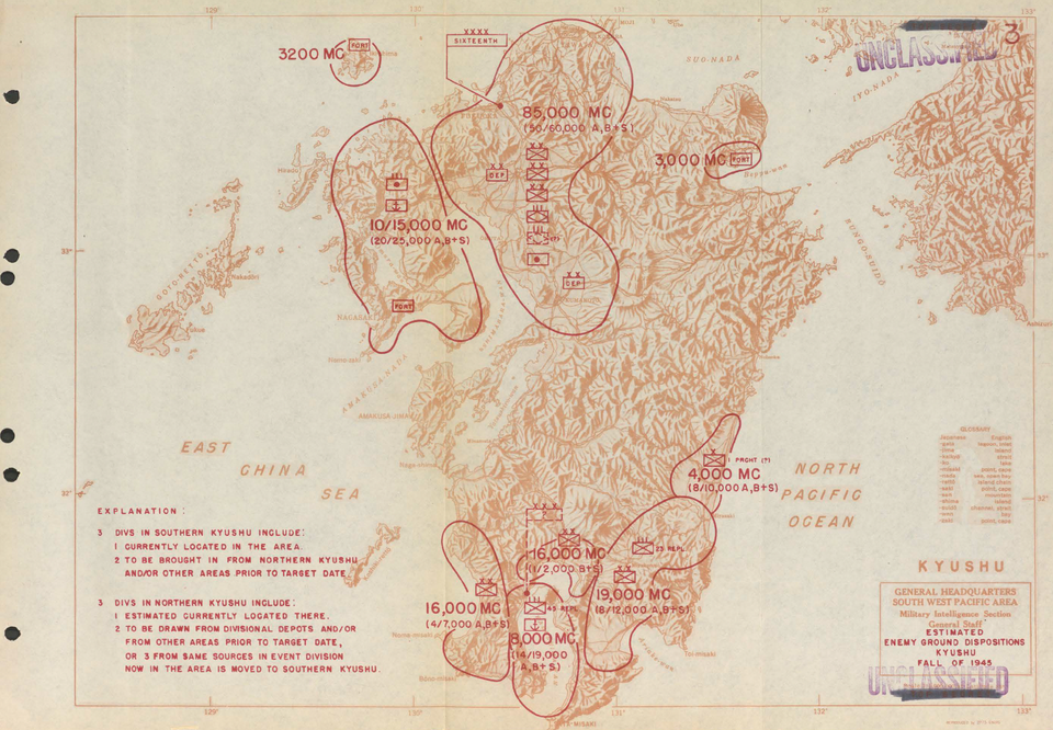 187 Page Staff Study OPERATION OLYMPIC WWII Japan Invasion Maps Plans ...