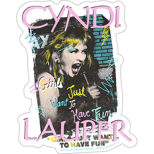 CYNDI LAUPER - MAGAZINE - STICKER - BRAND NEW - MUSIC BAND S-8870 | eBay
