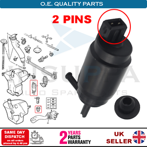 WINDSCREEN WASHER MONO PUMP VAUXHALL ASTRA G H COMBO B C CORSA C D ...