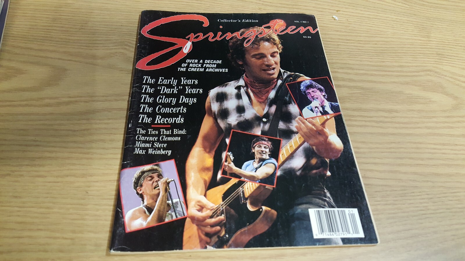 Bruce Springsteen magazine Vol 1 No 1 from 1986 | eBay