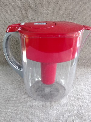 Brita Water Filtration System RED Pitcher 5 Cup Capacity 1 FILTER Space ...