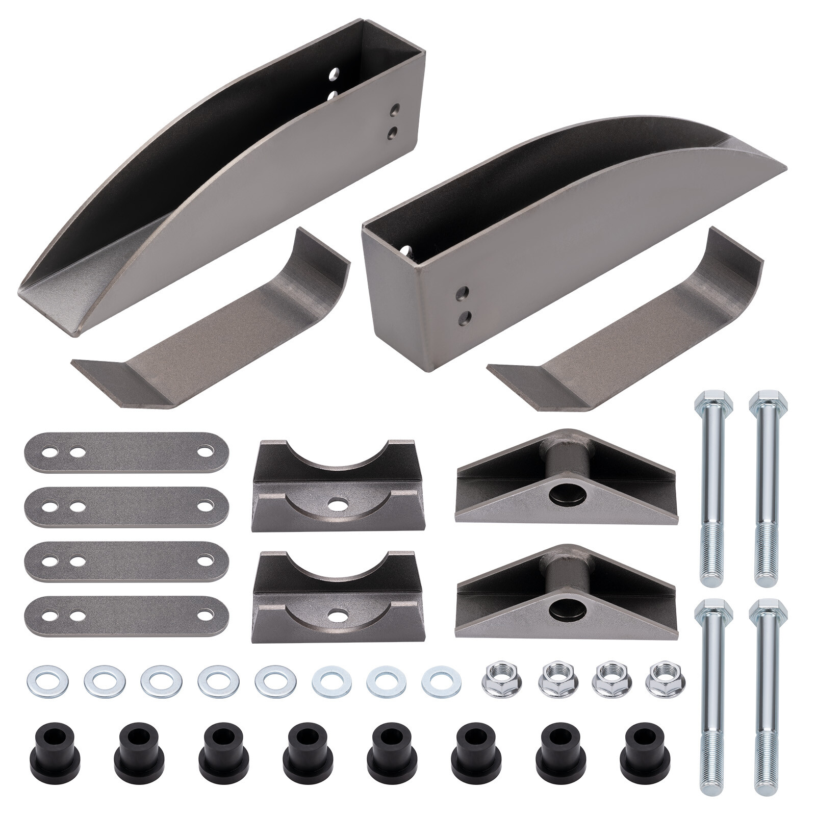 1955-1957 Chevy Belair 210 150 Rear Leaf Spring Relocation Bracket Kit ...