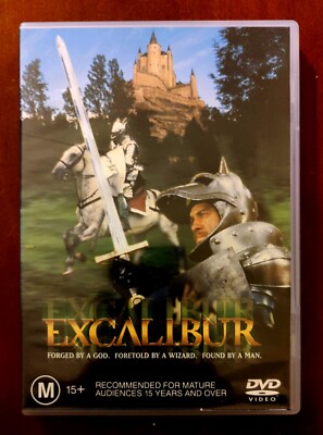 EXCALIBUR [DVD R4 Warner RARE] Helen Mirren Nigel Terry John Boorman | eBay