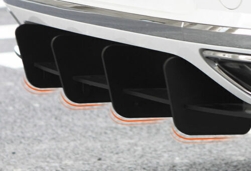 Fit For VW Arteon CC 2019-2021 ABS Black Rear Bumper Diffuser Spoiler ...