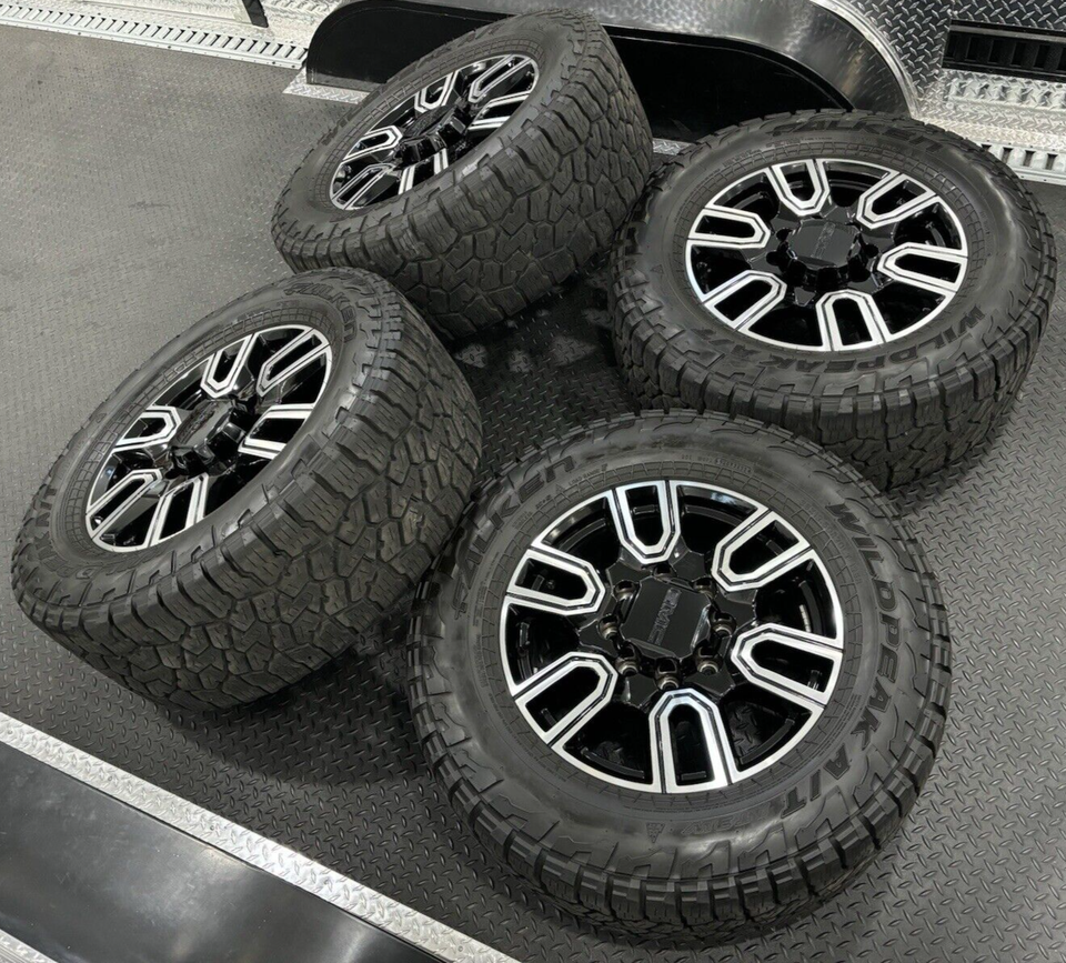 35" AT4 GMC Sierra HD 2500 3500 20" OEM Factory Wheels Falken Tires ...