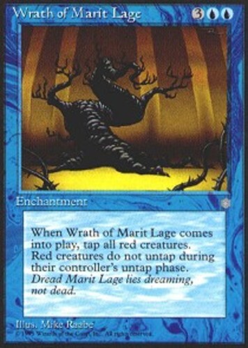 1 x Wrath of Marit Lage - Ice Age - Light Play - MTG | eBay