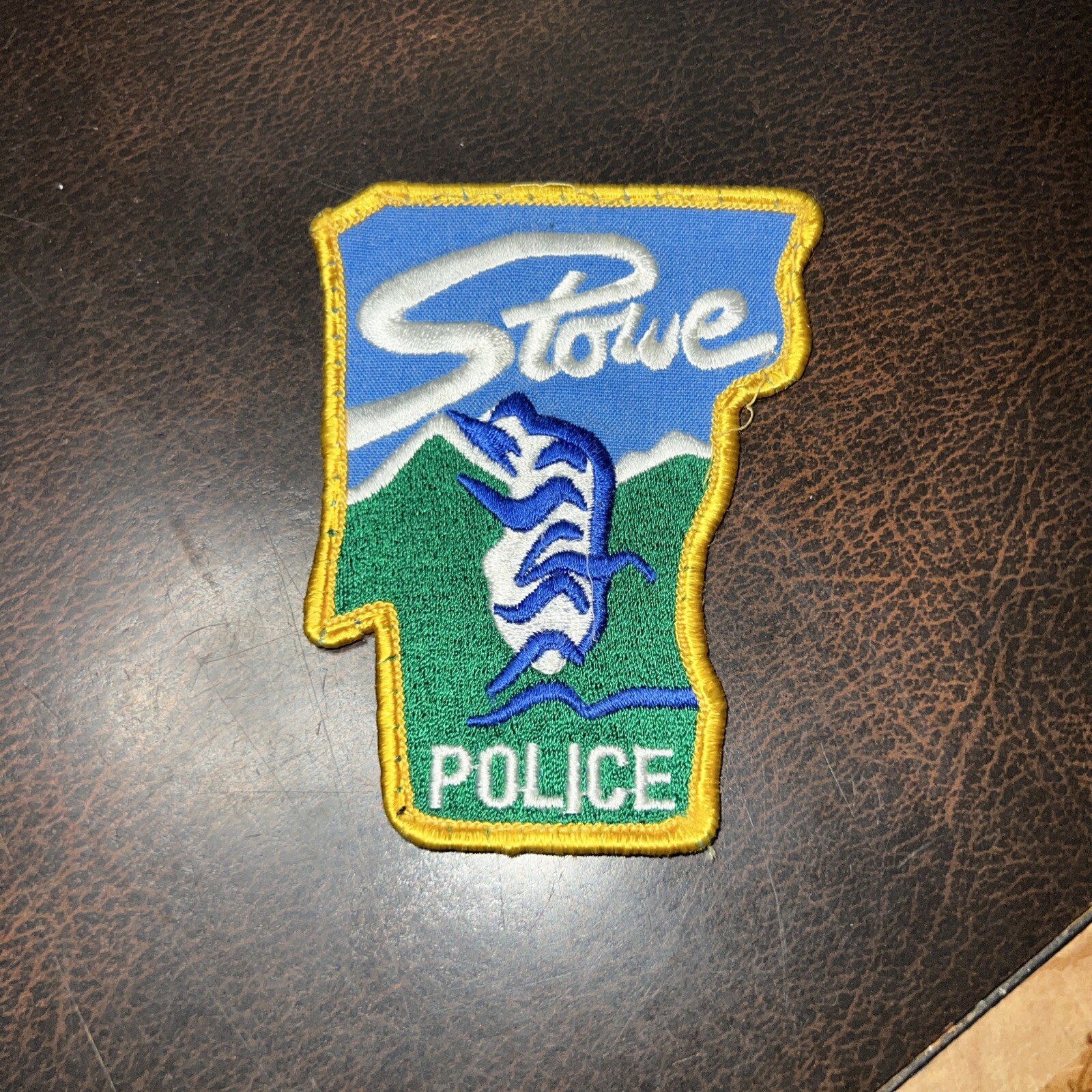 Vintage / Obsolete Police Department Patch Stowe | eBay