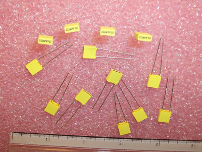 QTY(100) .22uf 63V 10% MINI BOX METALLIZED FILM CAPACITORS ...