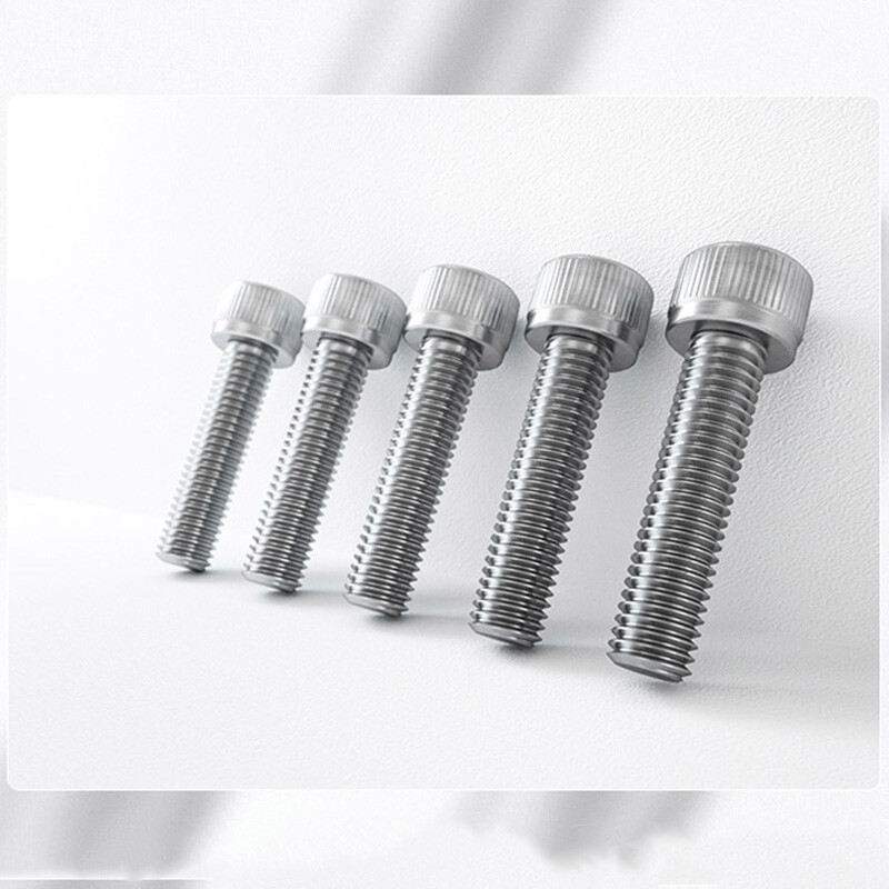 Hex Socket Head Cap Screws A2 Stainless Steel Allen Key Bolts M4 M5 M6 ...