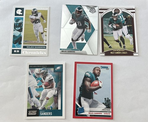 Lot of 5 Miles Sanders Seattle Seahawks Panini Football Trading Cards ...
