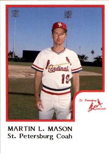 1986 St. Petersburg Cardinals ProCards #18 Martin Mason Montgomery ...