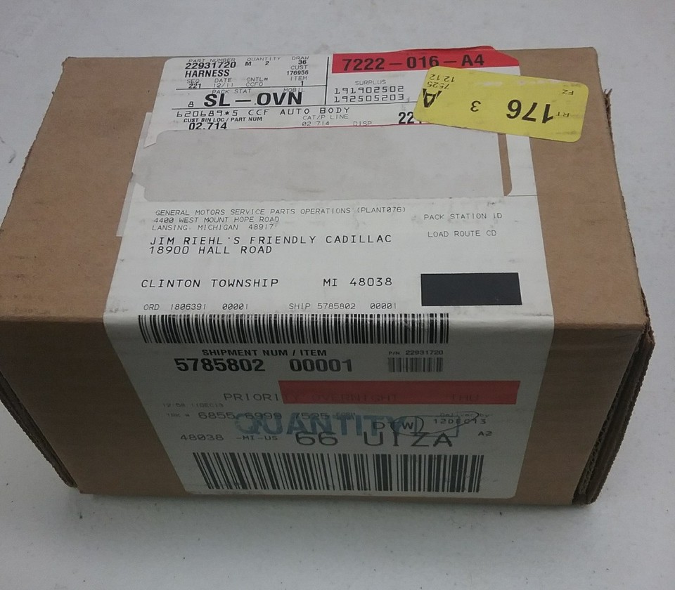 GM GENUINE - CHEVY TRAVERSE HARNESS - Part # 22931720 | eBay