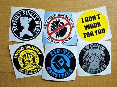 Construction - Hard Hat Stickers