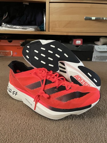 Adidas Adizero Adios Pro 3 "Scarlet Black" Red Mens Running Shoes ...