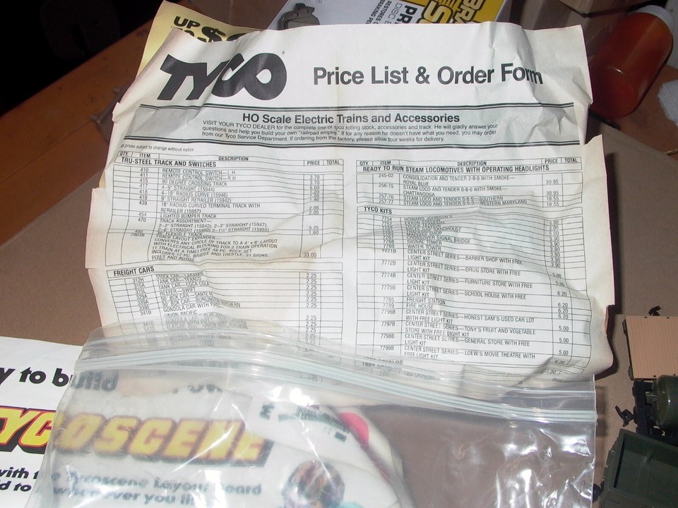 VINTAGE TYCO PREOWNED GI JOE HO SCALE ELECTRIC TRAIN SET | eBay