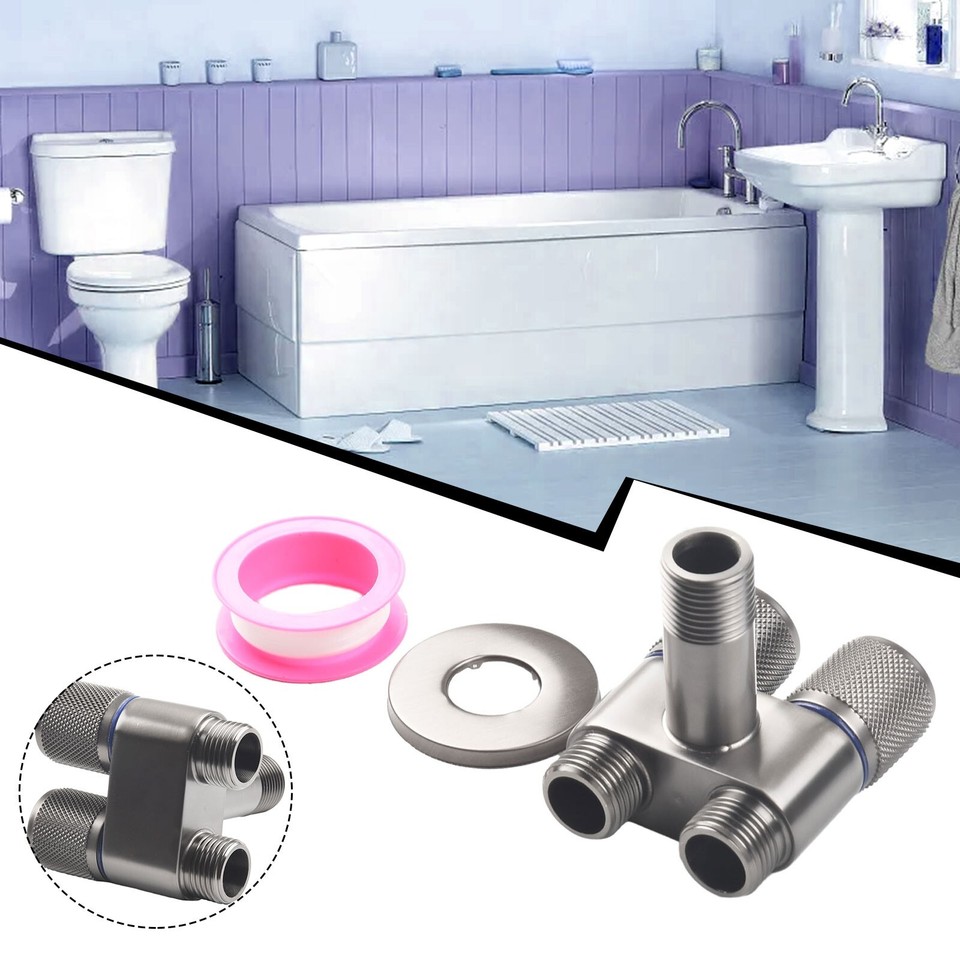 Convenient Double Control Faucet Valve with Rotary Switch for Shower ...