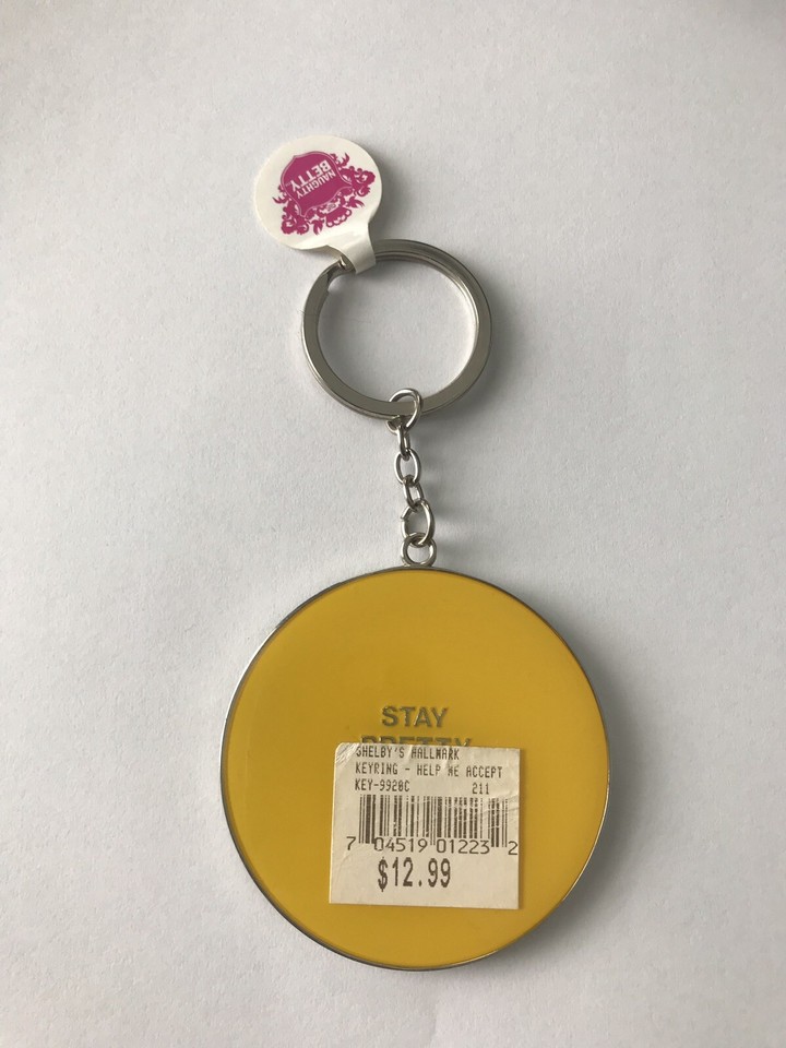 Abbey’s Hallmark Help Me Accept Naughty Betty Purse Charm Key Chain ...