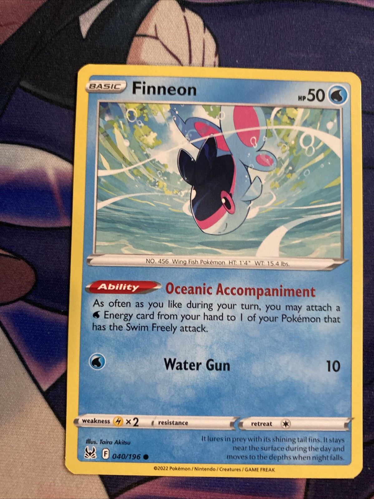 Pokemon TCG Lost Origin Finneon 040/196 | eBay