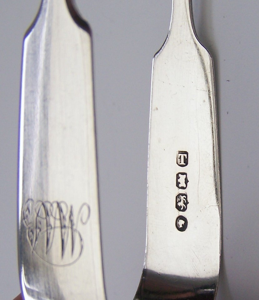 1875 VICTORIAN STERLING SILVER SUGAR TONGS. JOSIAH WILLIAMS. EXETER ...