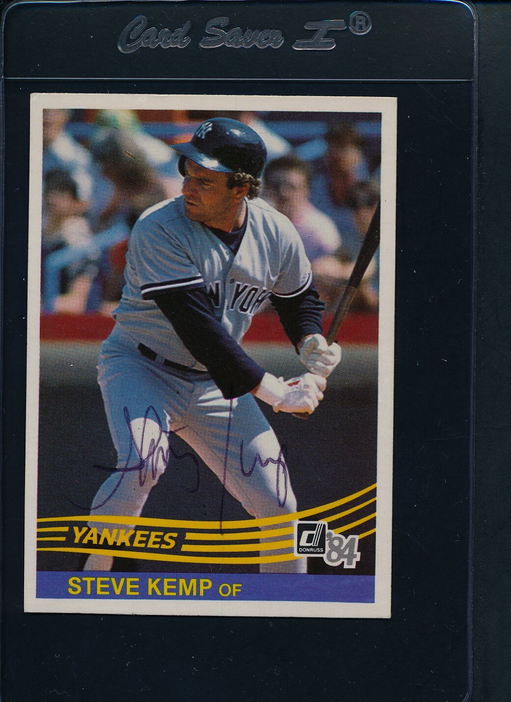 1984 Donruss #469 Steve Kemp Yankees Signed Auto *38047 | eBay