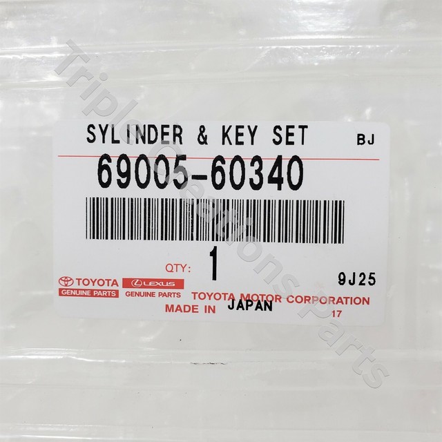 69005-60340 Toyota Cylinder Set Lock 6900560340 Genuine OEM Part for ...