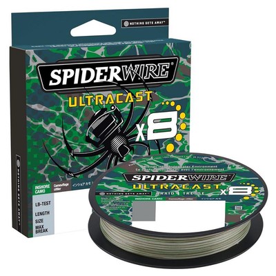 SPIDERWIRE Ultracast x8 Braid (40 LB TEST) 164 Yds | Inshore Camo ...