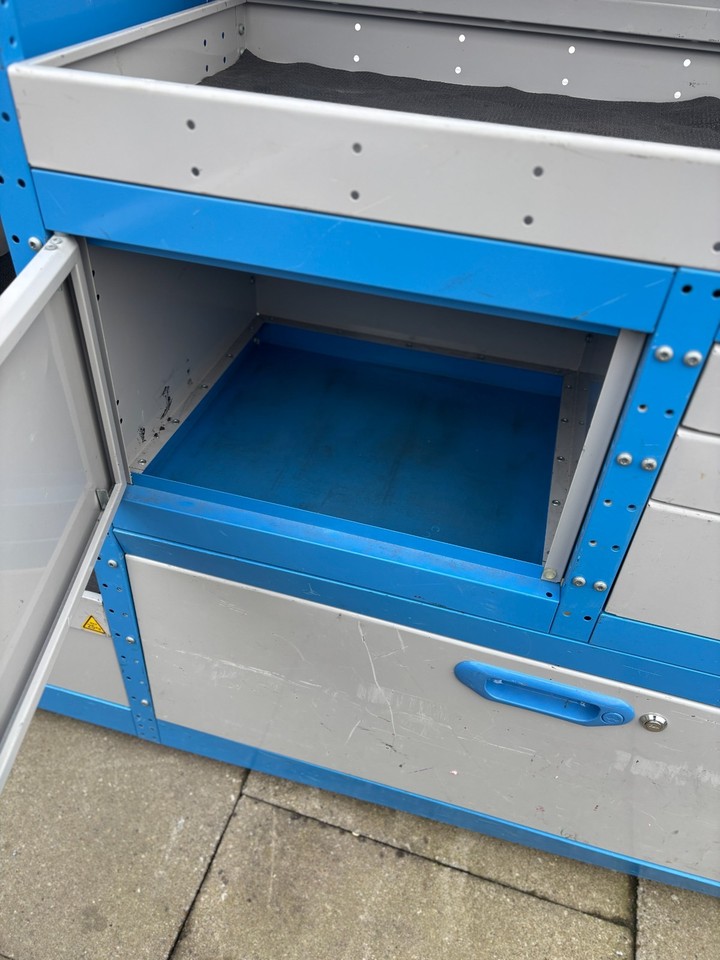 Bri-stor van racking in blue and grey | eBay UK