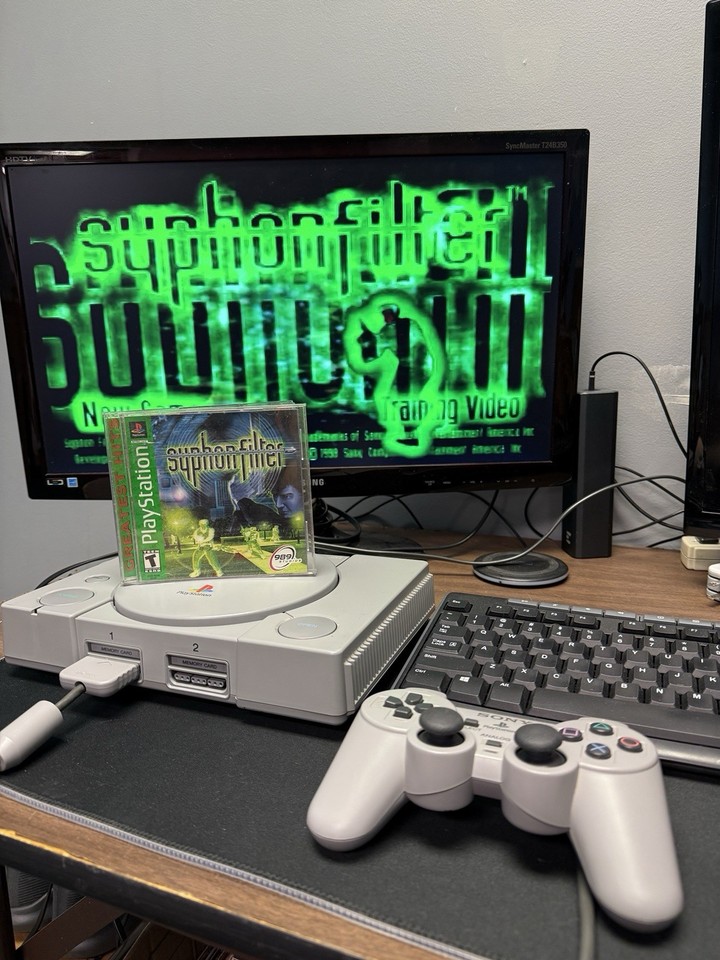 Sony PlayStation 1 - PS1 Lot! System, Controllers, Memory Card, 16 ...