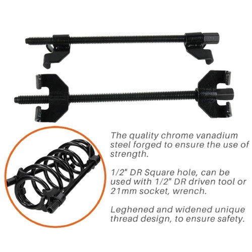 2pc Coil Spring Compressor For MacPherson Struts Shock Absorber Car ...