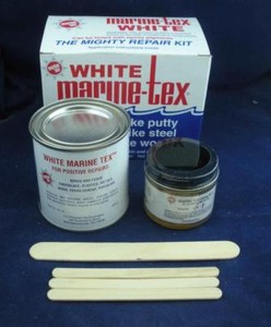 Marine-Tex RM306K Epoxy Putty Repair Kit White 14 oz with 4 Mixing ...