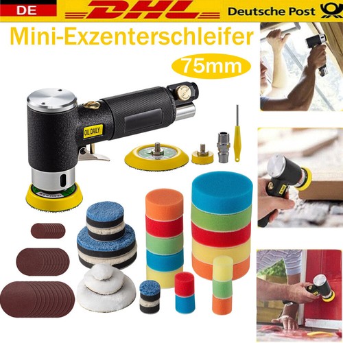 Mini poliermaschine Druckluft Polierer 25mm 50mm 75mm Exzenter ...